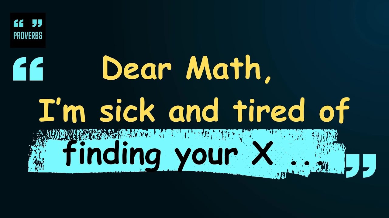 Unleashing the Fun: Funny Quotes about Math #mathjokes