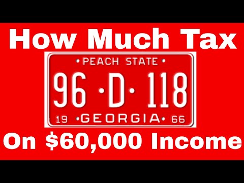 How Much Tax Will You Pay on $60,000 Income in Georgia?
