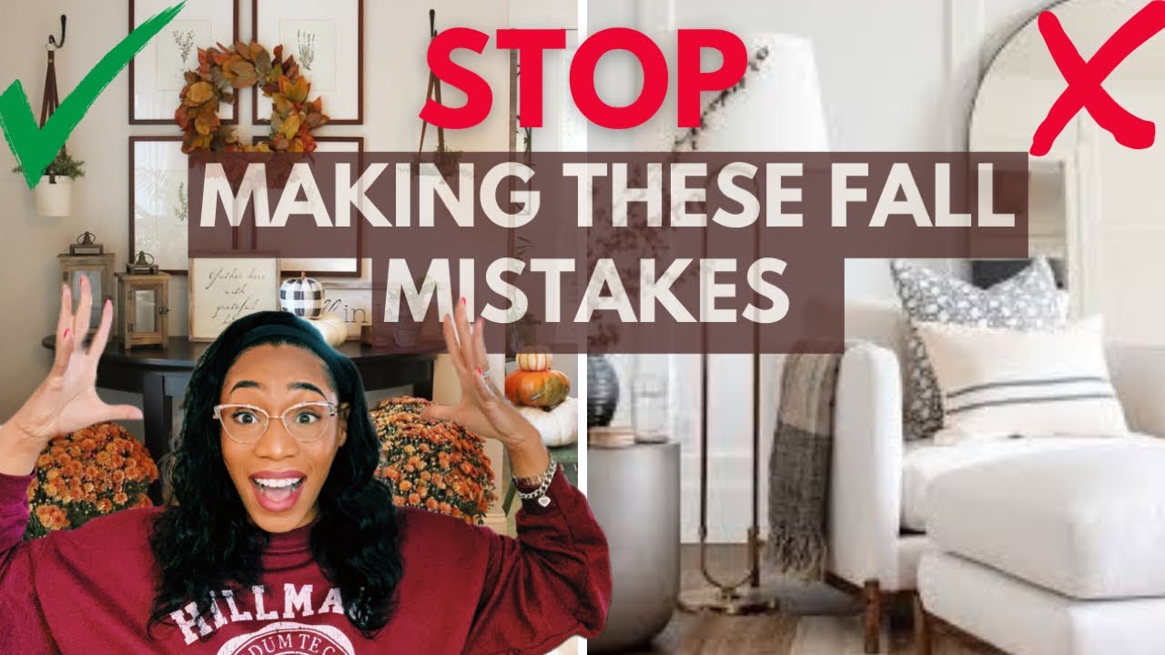 FALL DECORATING MISTAKES | FALL DECORATING