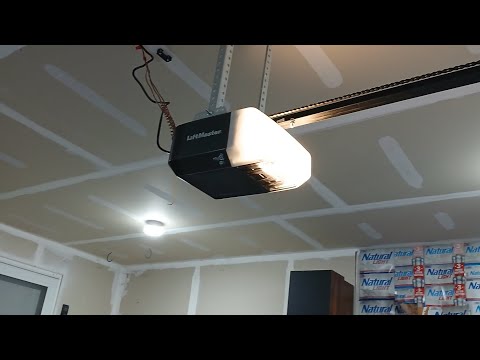 LiftMaster 8160W installed on my 16x7 Wayne Dalton door in the garage