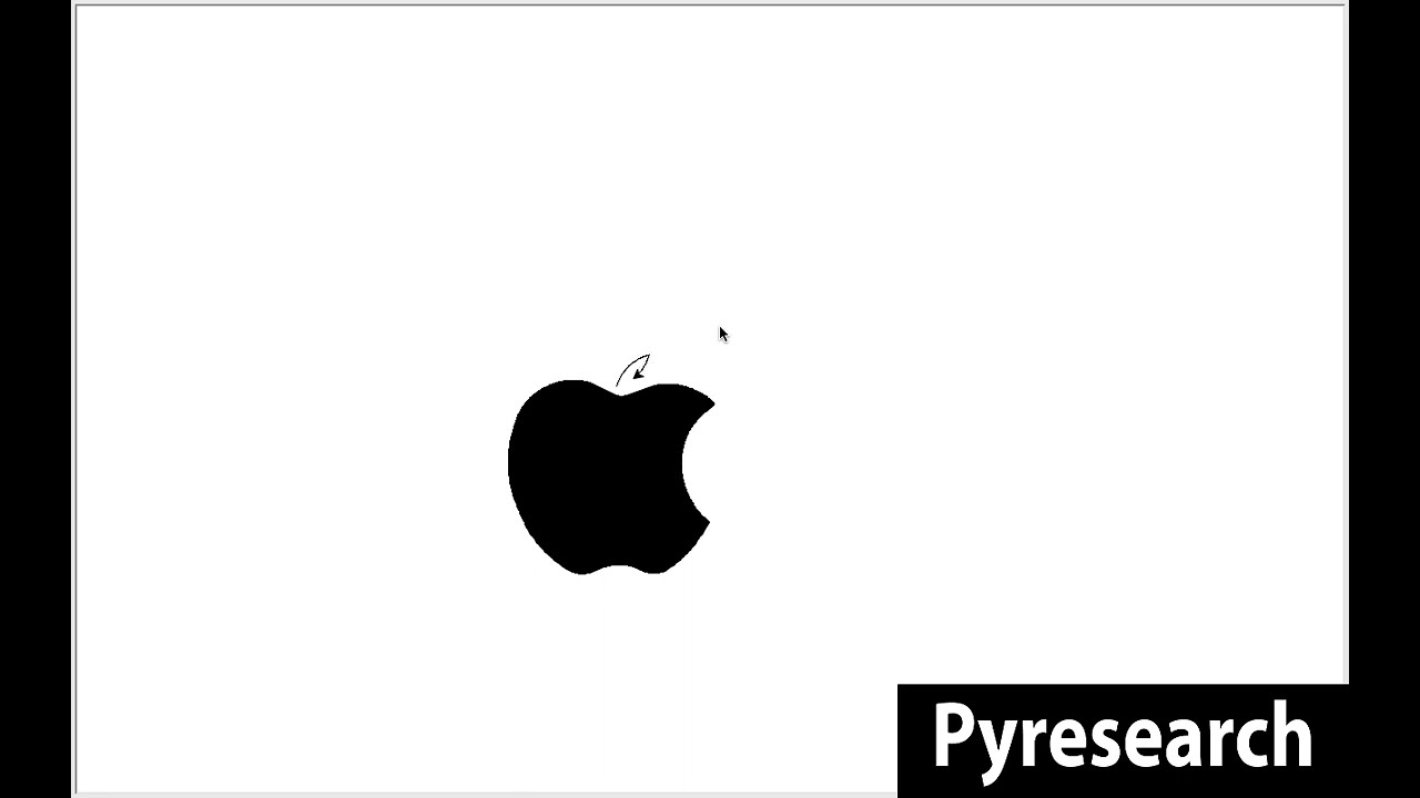 How to draw apple logo using python | Draw apple logo using turtle