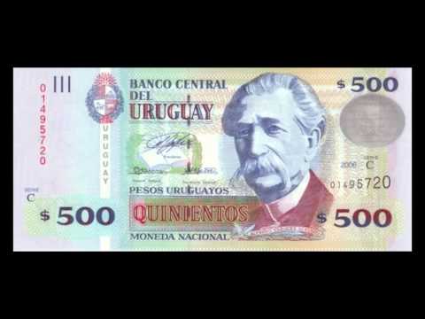 All Uruguayan Peso Banknotes - 2003 to 2014 Issues
