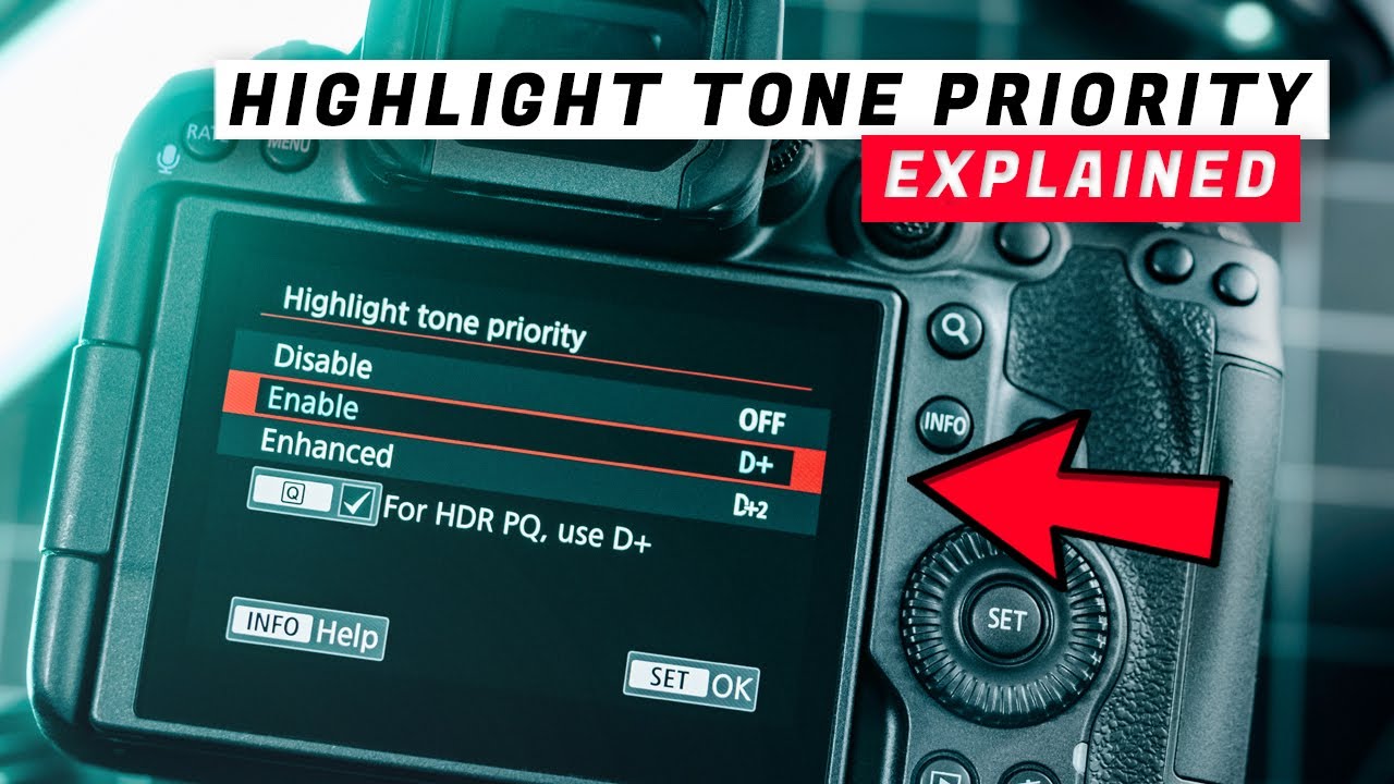 Highlight Tone Priority D+ Explained - Canon Menu #HighlightTonePriority
