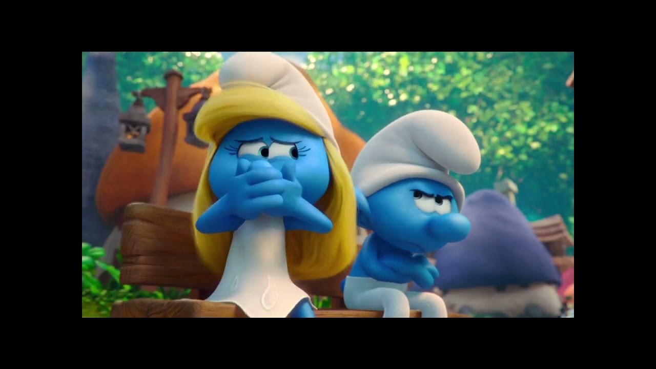 Grouchy Smurf is voiced by Jake Johnson (Peter B. Parker’s voice actor)