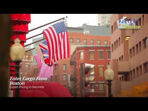 International shipping From Boston ocean container shipping company.