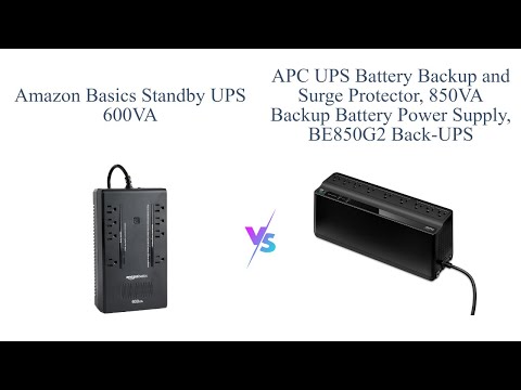 Amazon Basics Standby UPS 600VA vs APC UPS 850VA 🔋⚡️