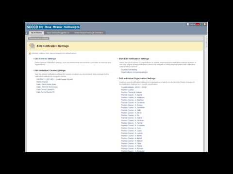 Blackboard - How to receive email notifications of Bb course messages