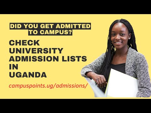 How to check if you got admitted to university in Uganda