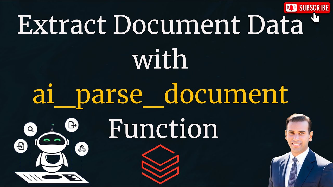 Extract Document Data with ai parse document function