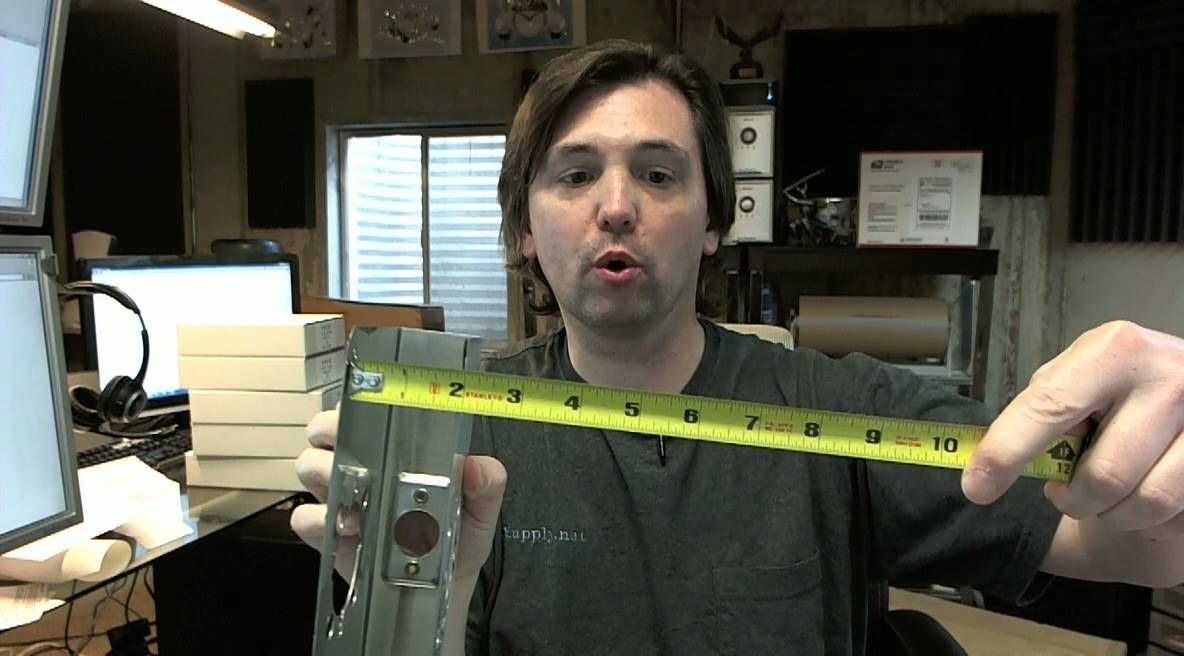 Don-Jo 4-2-CW S Satin Stainless Steel Wrap-Around Plate