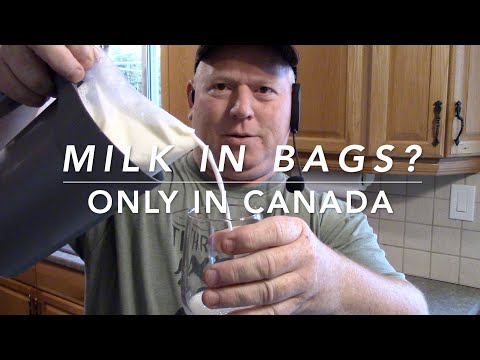 Milk In Bags? Only in Canada...