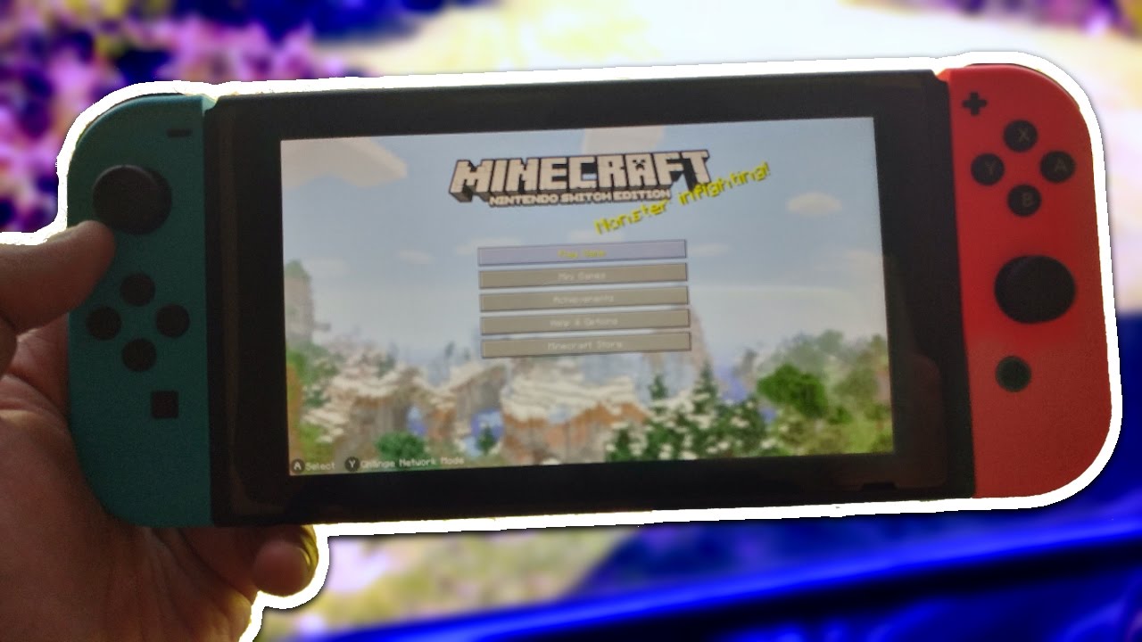 MINECRAFT SWITCH EDITION EARLY GAMEPLAY!