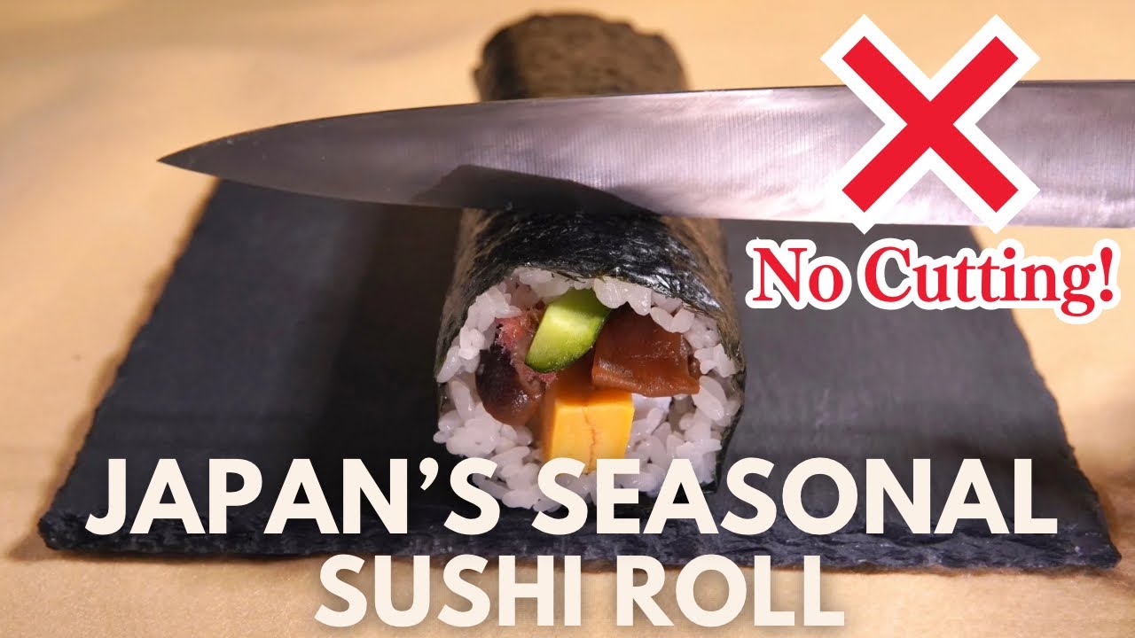 This sushi roll has 3 rules！