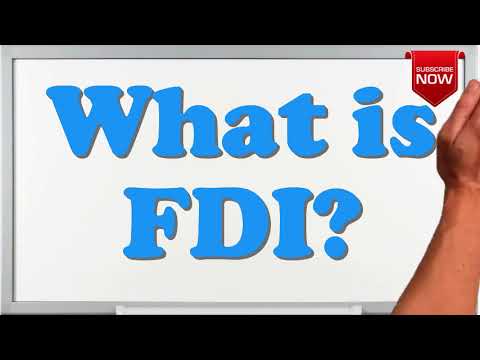 What is the full form of FDI?