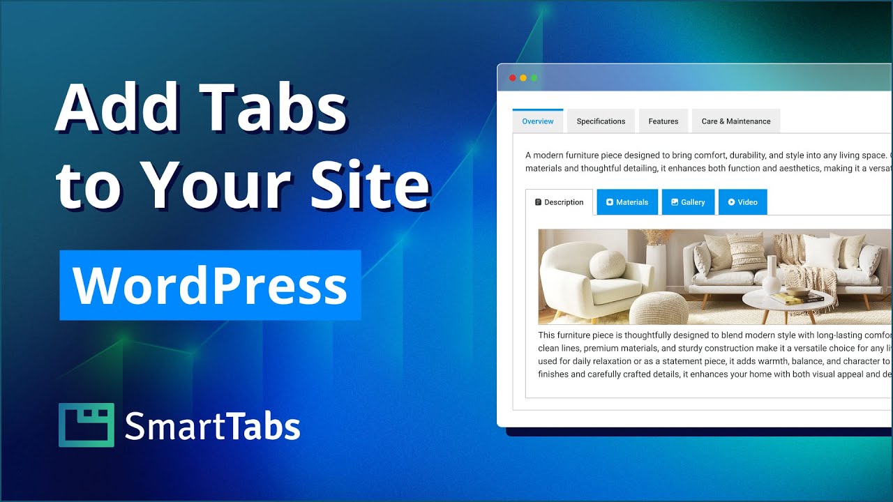 Smart Tabs Pro - How to Create and Add Tabs to Your WordPress Site