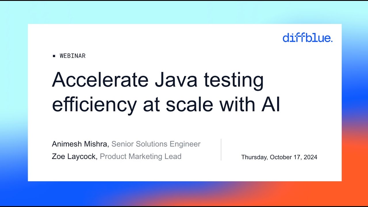 Accelerate Java testing efficiency at scale