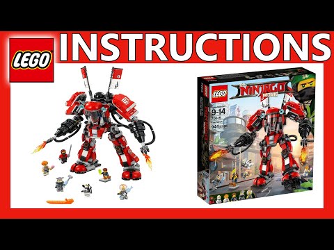 LEGO Instructions | Fire Mech | 70615 | THE LEGO NINJAGO MOVIE