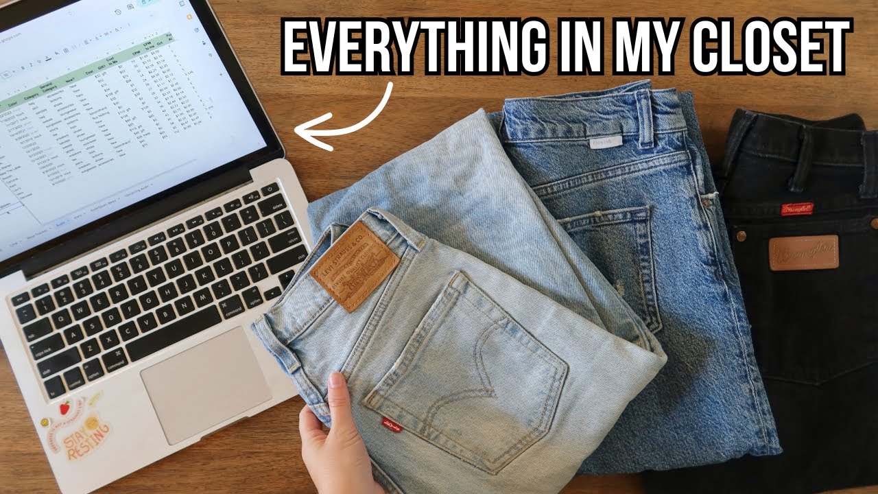 My crazy closet spreadsheet & why EVERYONE should do a closet audit | sustainable fashion