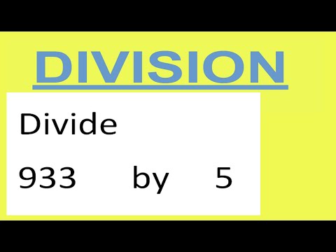 Divide 933 by 5