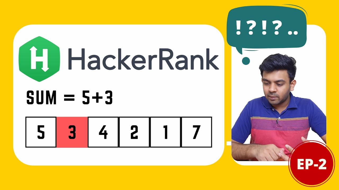 Hacker Rank - Problem Solving | Ep-2 | Simple Array Sum | English | code io