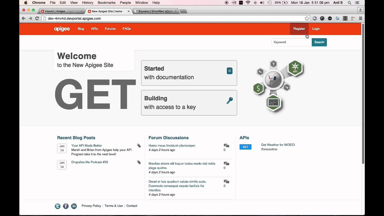 Apigee Developer Portal Demo