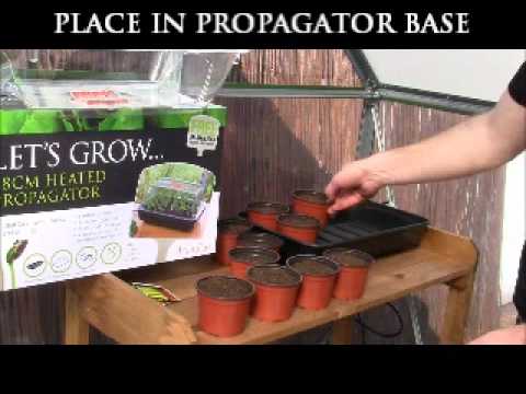 botanico LET'S GROW...heated propagator starter kit