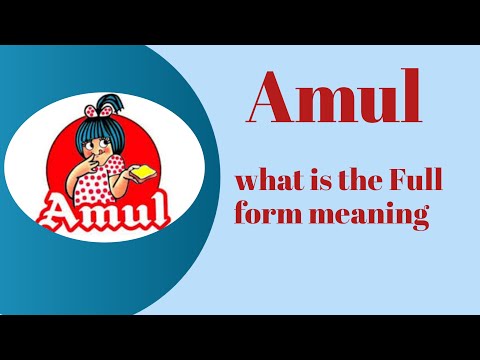 what is the Amul milk full form #AMUL full meaning