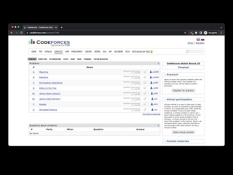 Codeforces Global Round 23 | Problem A and Problem B