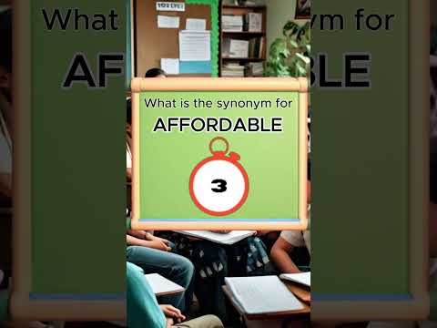 Synonym for Affordable #synonyms #affordable #quiz #ASF #shortsfeed #english #education #vocabulary
