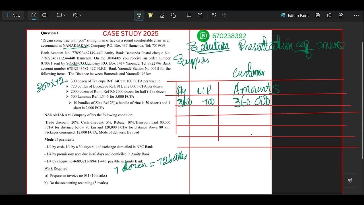 HND 2025 CASE STUDY SOLUTION TO QUESTION 1.BUSINESS AND FINANCE