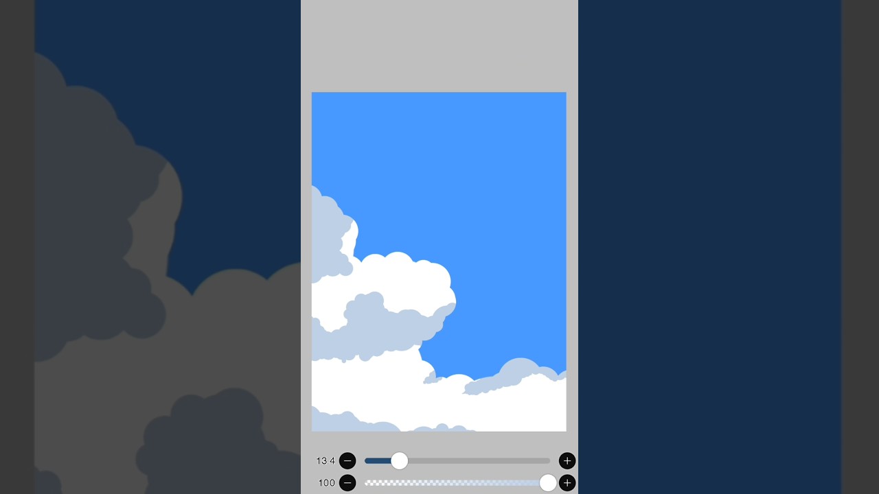 Easy Cloud Drawing #ibispaintx #tutorial #art #digitalart #painting