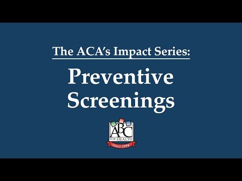 Preventive Screenings - ACA's Impact | HealthWatch Wisconsin & ABC for Health