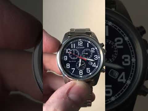 Citizen Eco-Drive Chronograph (how to use)