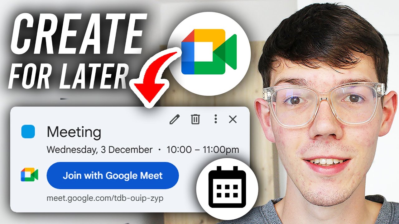 How To Create Google Meet Link For Later - Schedule Google Meet