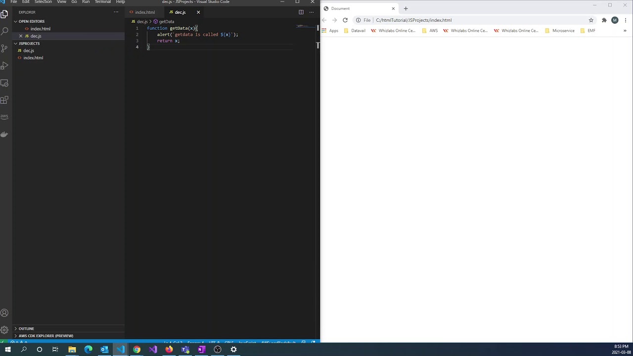 JavaScript function decorators, caching
