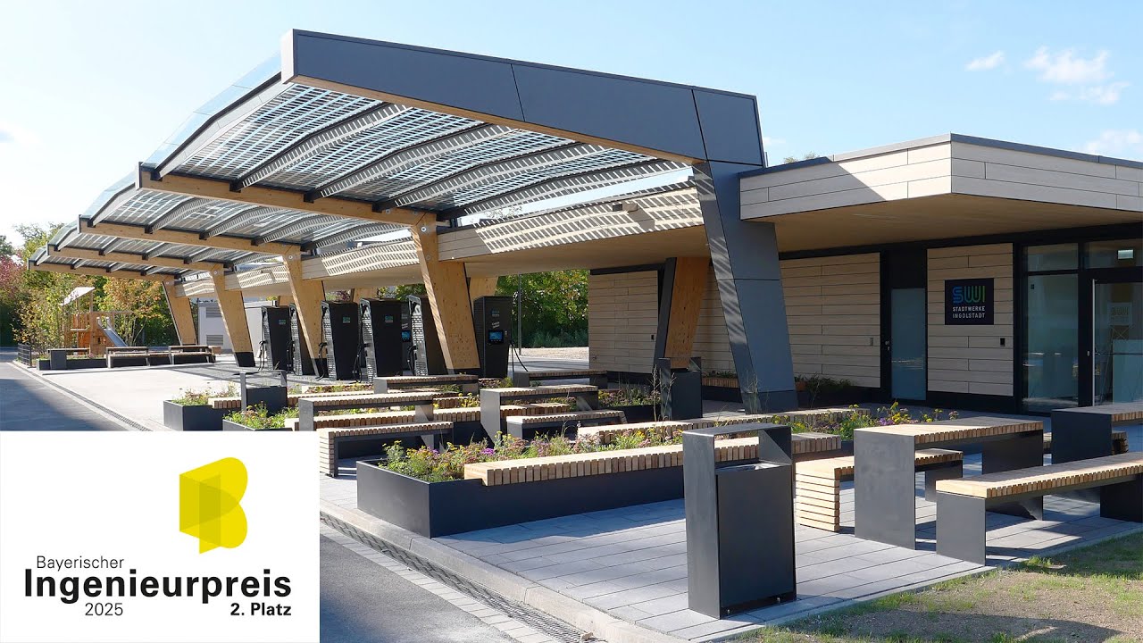 Bayerischer Ingenieurpreis 2025 - 2. Platz: SWI Schnellladepark am incampus, Ingolstadt