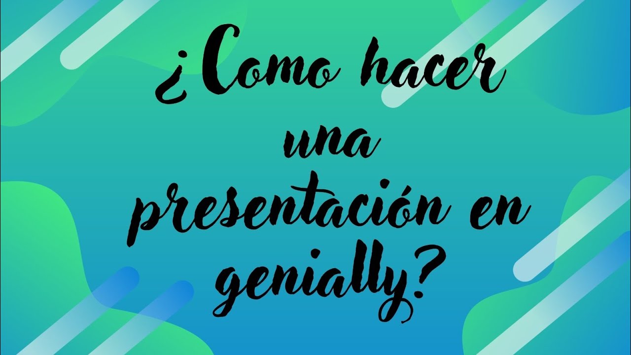 ¿Cómo hacer una presentación en Genially?