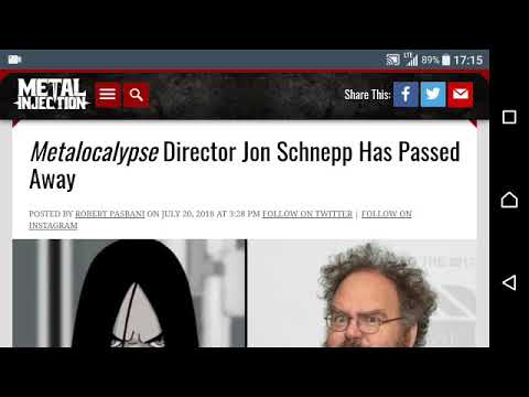 RIP Jon Schnepp!!! You will be sorely missed!