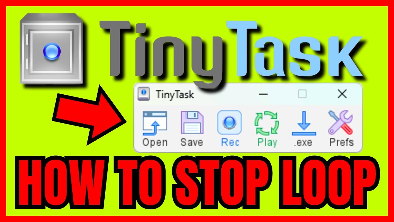 How To STOP TinyTask LOOP (QUICK & EASY) 2026