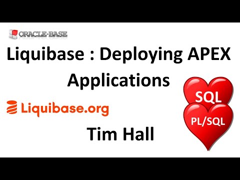Liquibase : Deploying Oracle Application Express (APEX) Applications