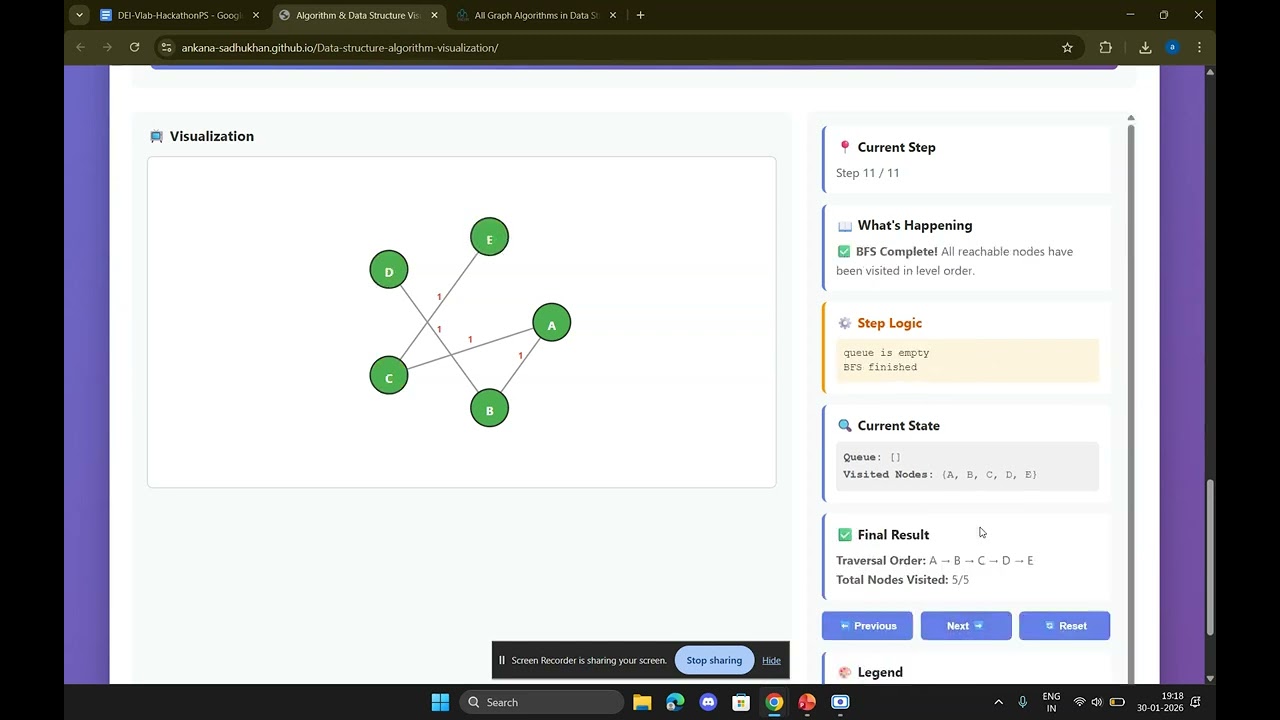 Algorithm & Data Structure Visualizer