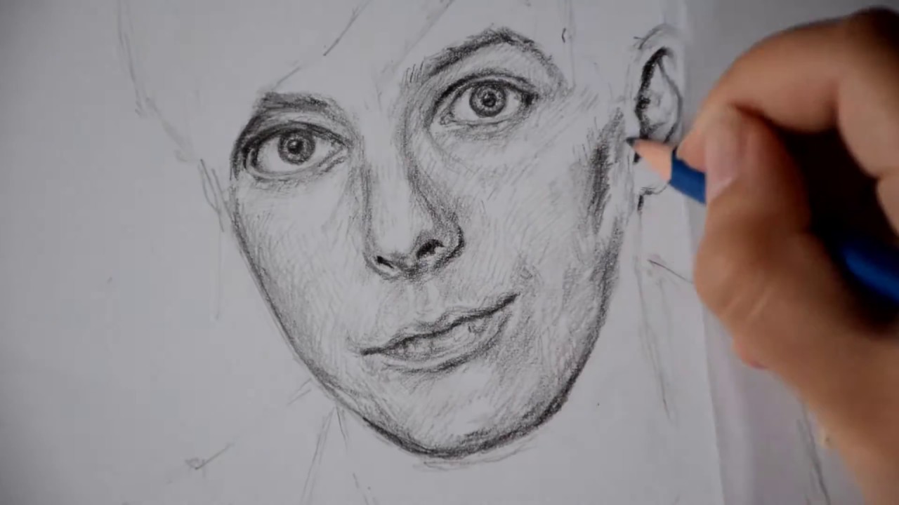Speed Drawing - Phil Lester - Pencil Sketch