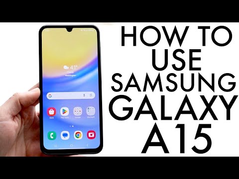 How To Use Samsung Galaxy A15! (Complete Beginners Guide)