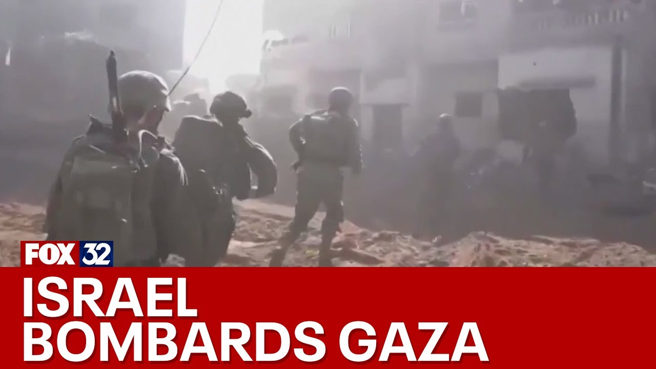 Israeli forces bombard central Gaza in apparent move to expand ground offensive