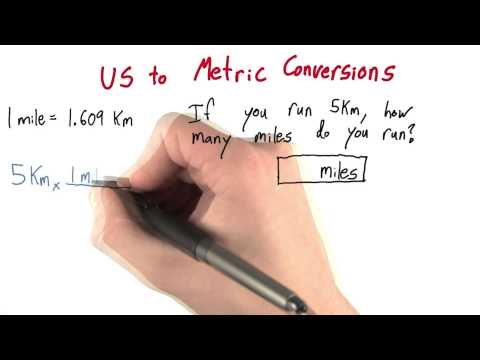km to miles - Intro Algebra Review