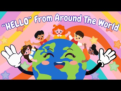 Say "Hello" in 11 Different Languages for Kids | Fun and Easy Learning Video For Children