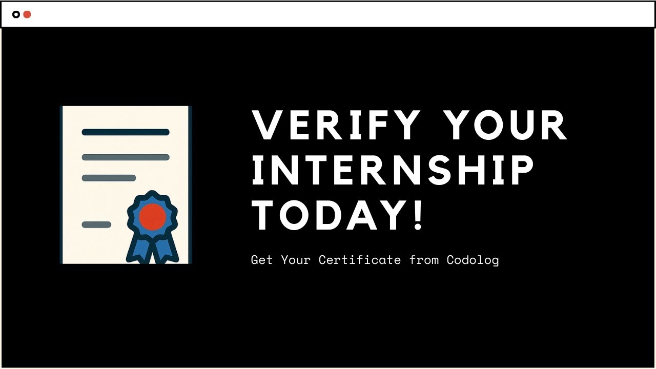 How to Verify Your Internhip From Codolog | Get Your Certificate from Here ..