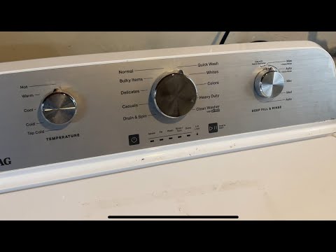 How To Get into Service Mode and Read Fault Codes - Maytag Washer Machine.