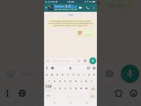How to make whatsapp emoji is very small...... trick of whatsapp.. πππππ―π―π―π―