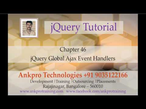 Learn jQuery 46 Ajax 3 Global Ajax Event Handlers - Mind Luster